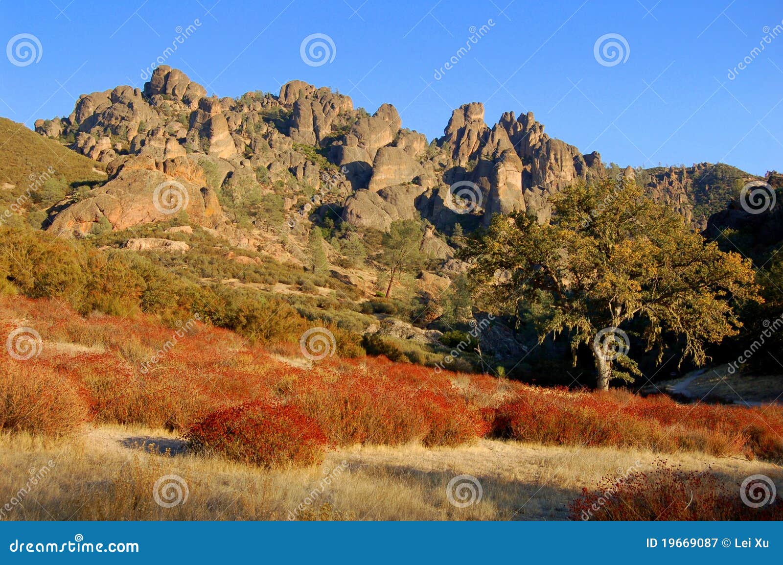 Pinnacle Rock National Monument California Stock Image - Image of ...