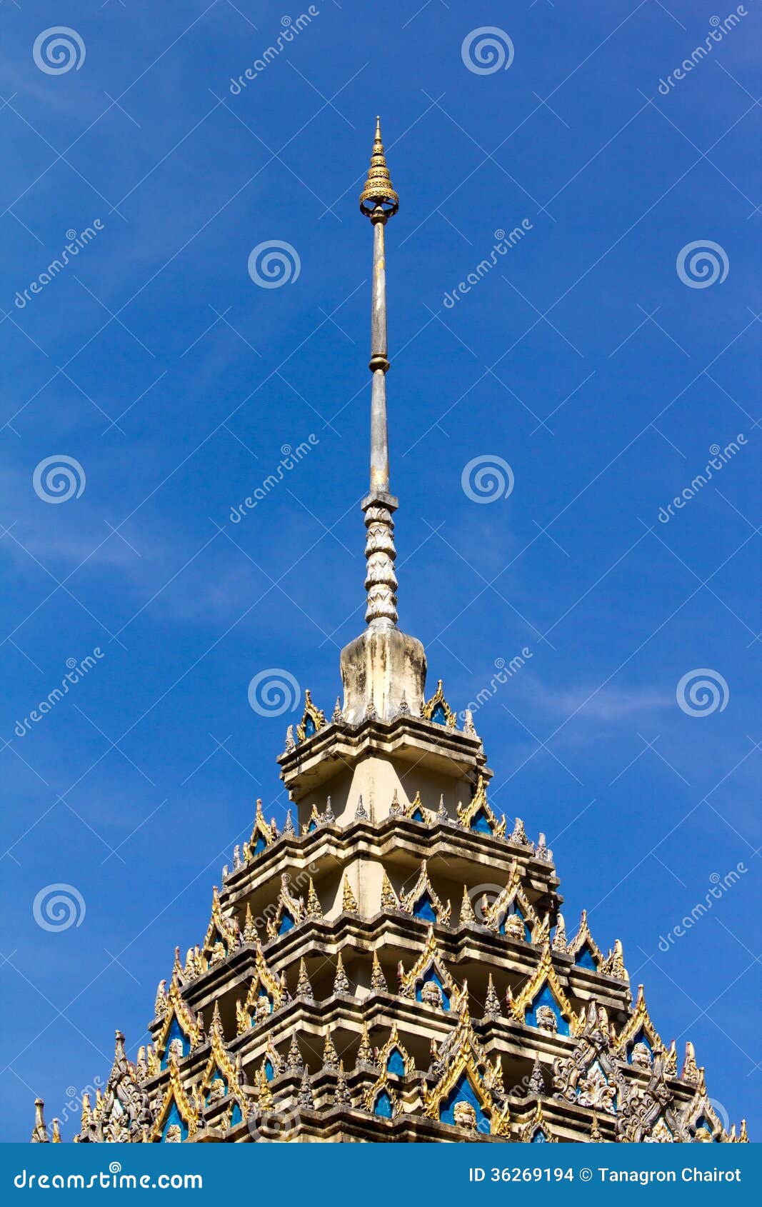 Pinnacle of the temple stock photo. Image of sightly - 36269194