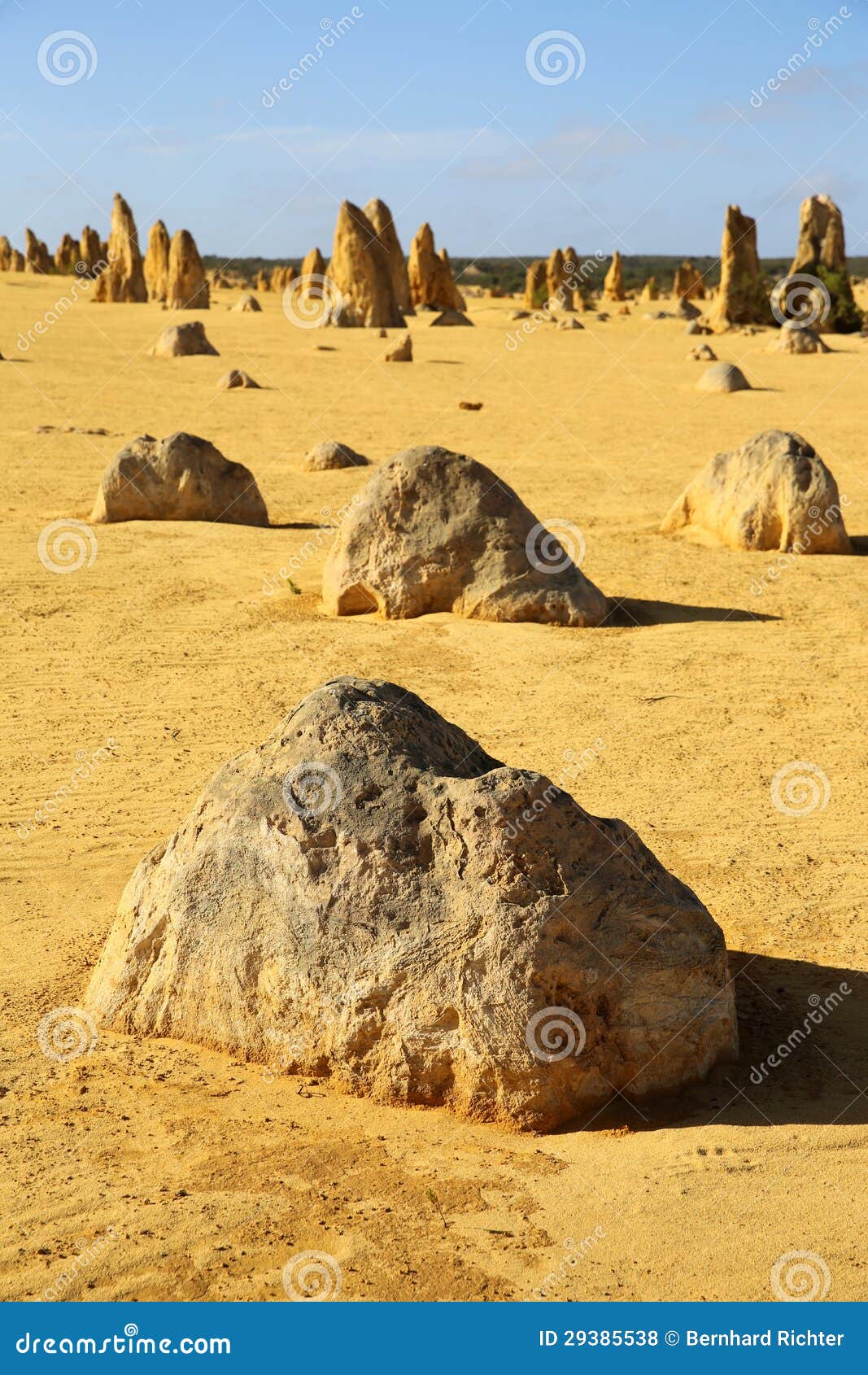 The Pinnacles stock photo. Image of clouds, blue, national - 29385538