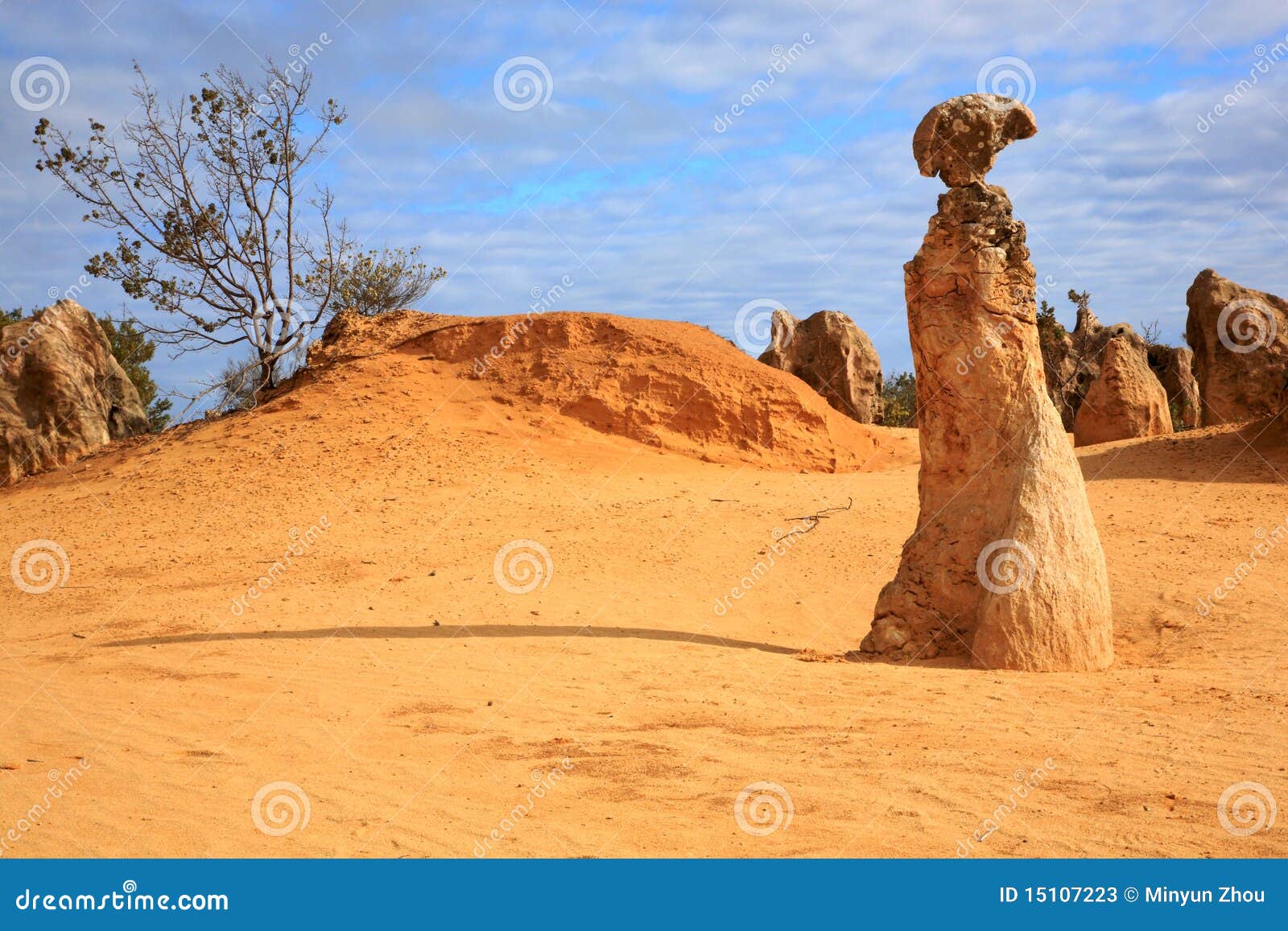 Pinnacles Desert stock image. Image of beautiful, captivating - 15107223