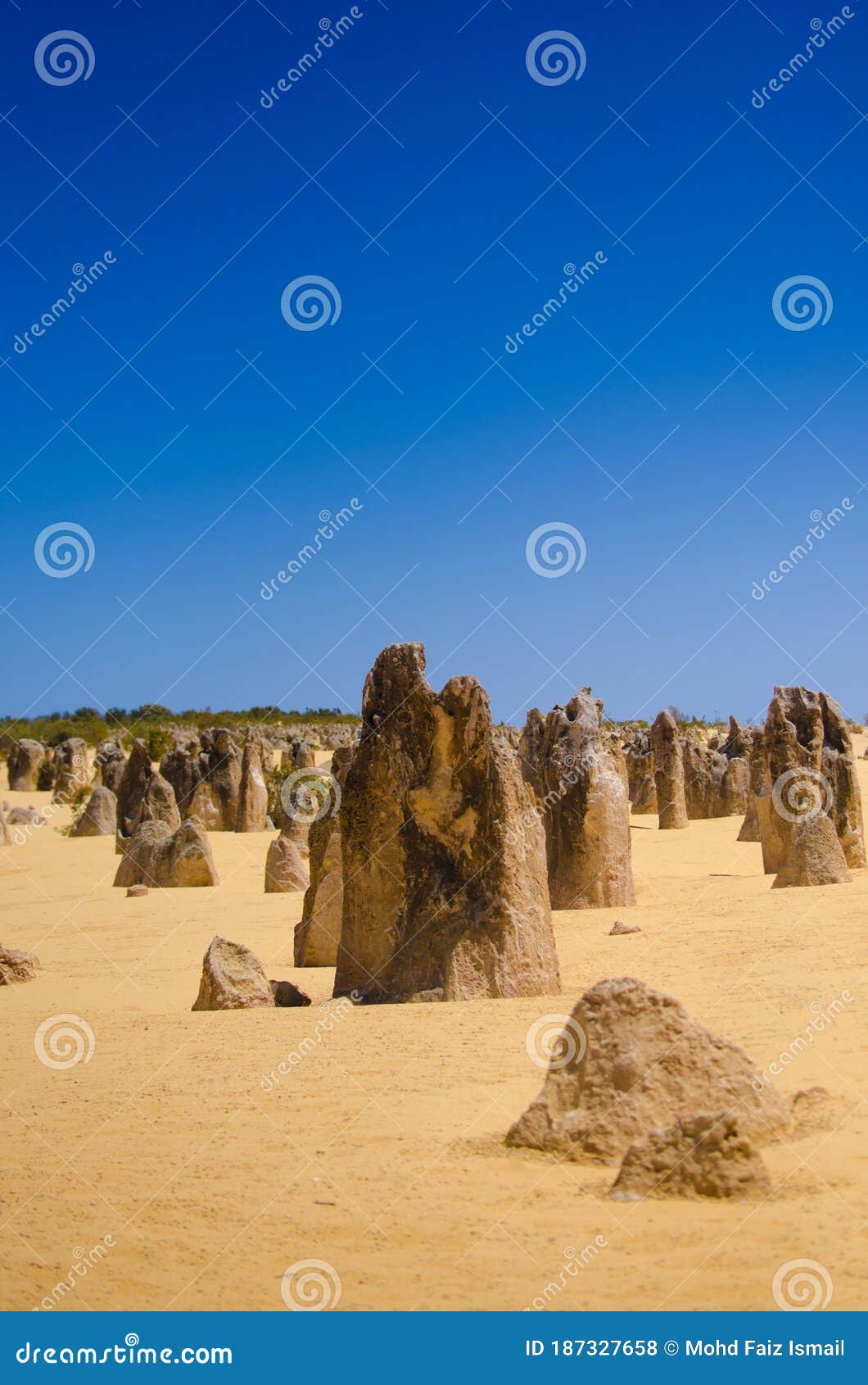 Pinnacles Desert, Perth, Australia Stock Photo - Image of ruins ...