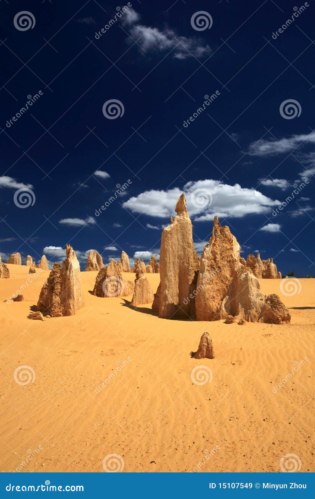 Pinnacles Desert,West Australia Stock Image - Image of landscape ...