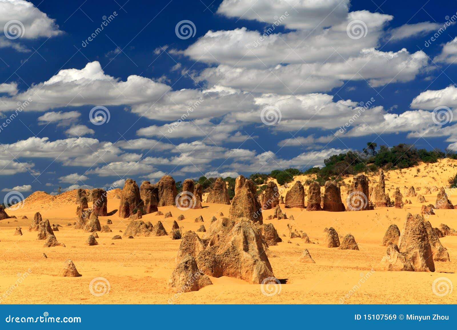 Pinnacles Desert,West Australia Stock Image - Image of fascinating ...