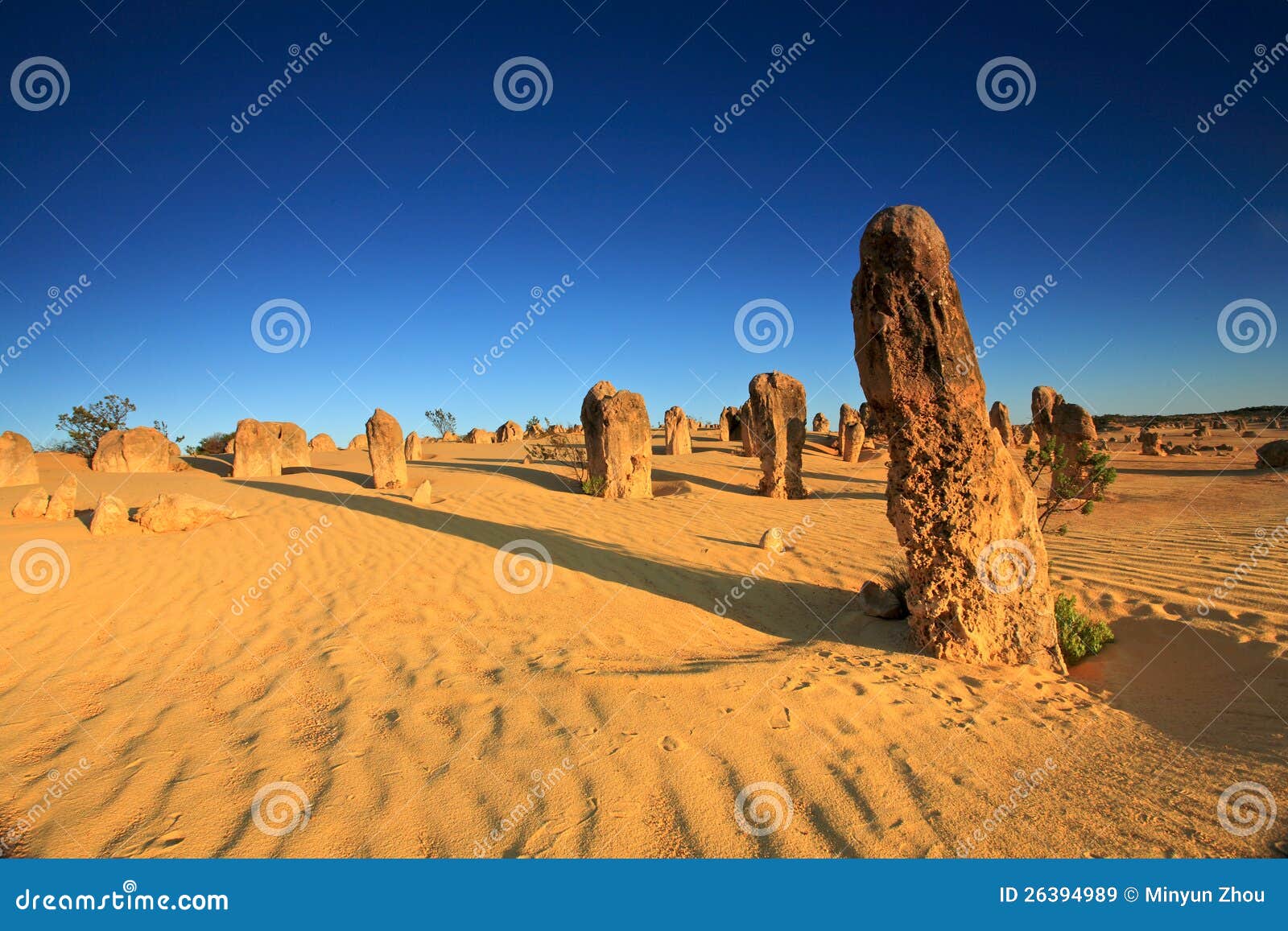 Pinnacles Desert,Western Australia Stock Image - Image of mineral ...