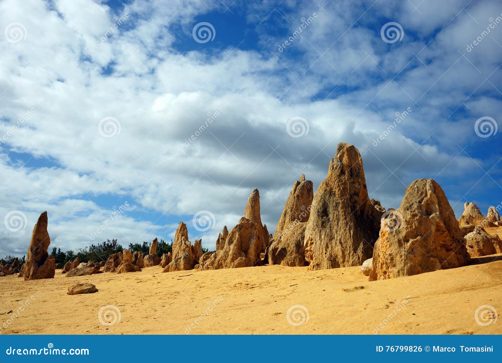 Pinnacles desert stock photo. Image of travel, nambung - 76799826