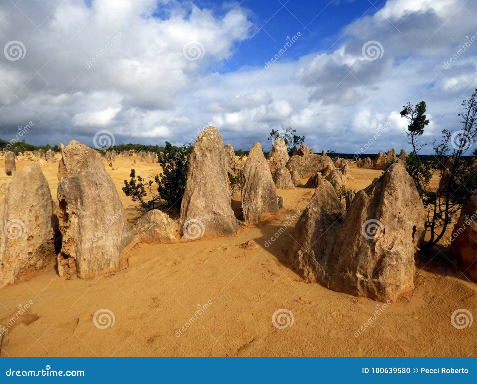 Western Australia, Pinnacles Desert Stock Photo - Image of desertiew ...