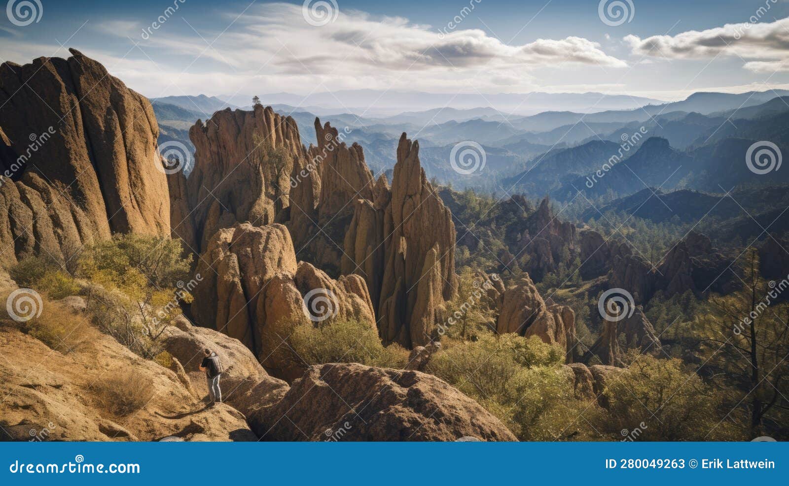 Pinnacles National Park Of The Salinas Valley In Central California ...