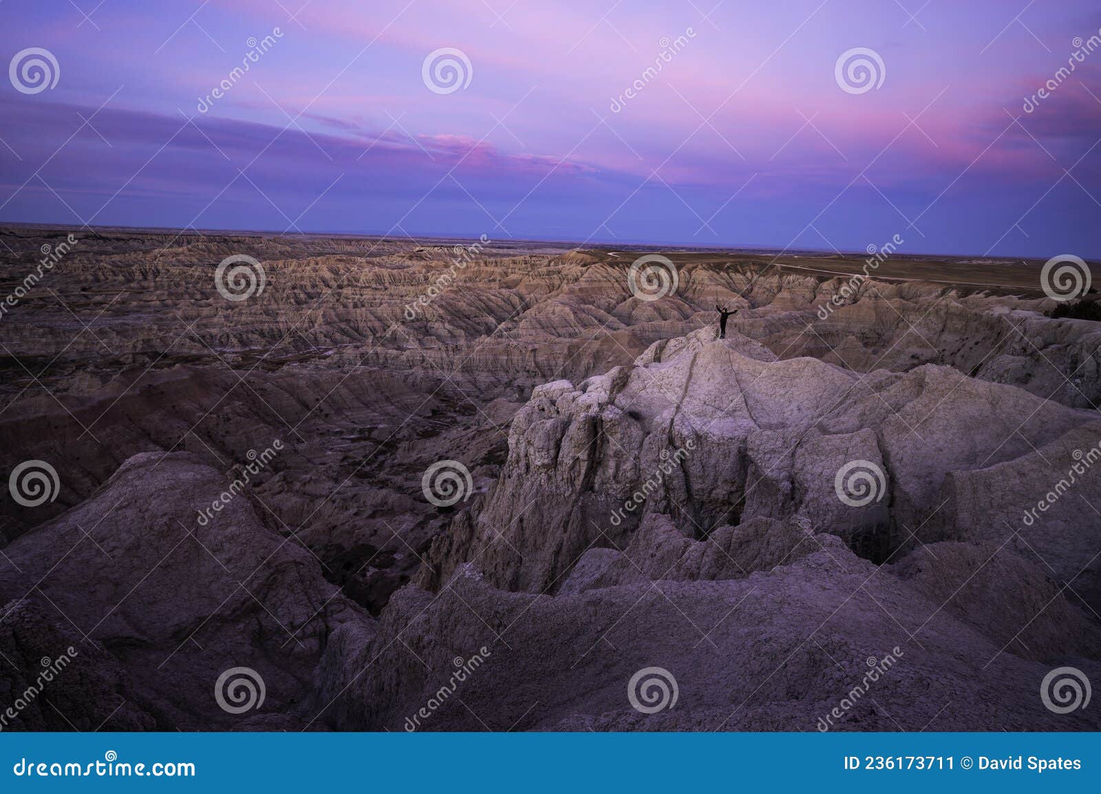 Pinnacles Overlook Badlands National Park Stock Image - Image of united ...