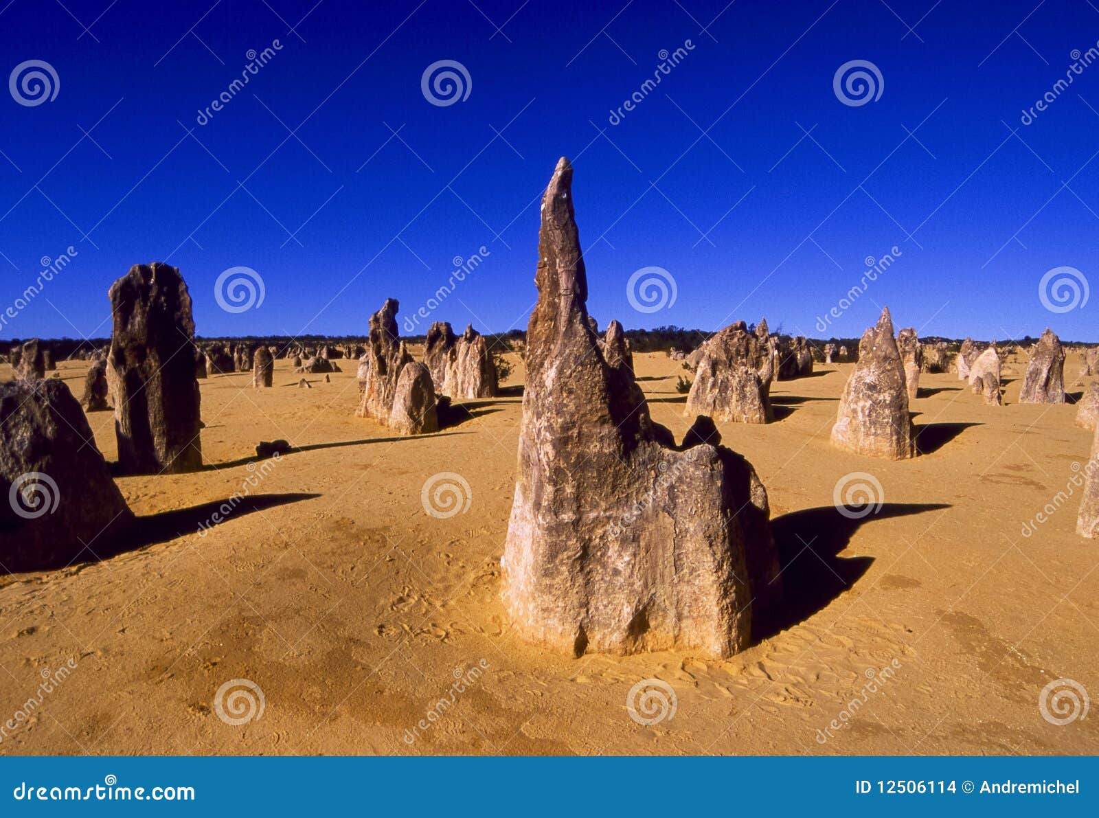 The Pinnacles in Western Australia Stock Photo - Image of aussie ...