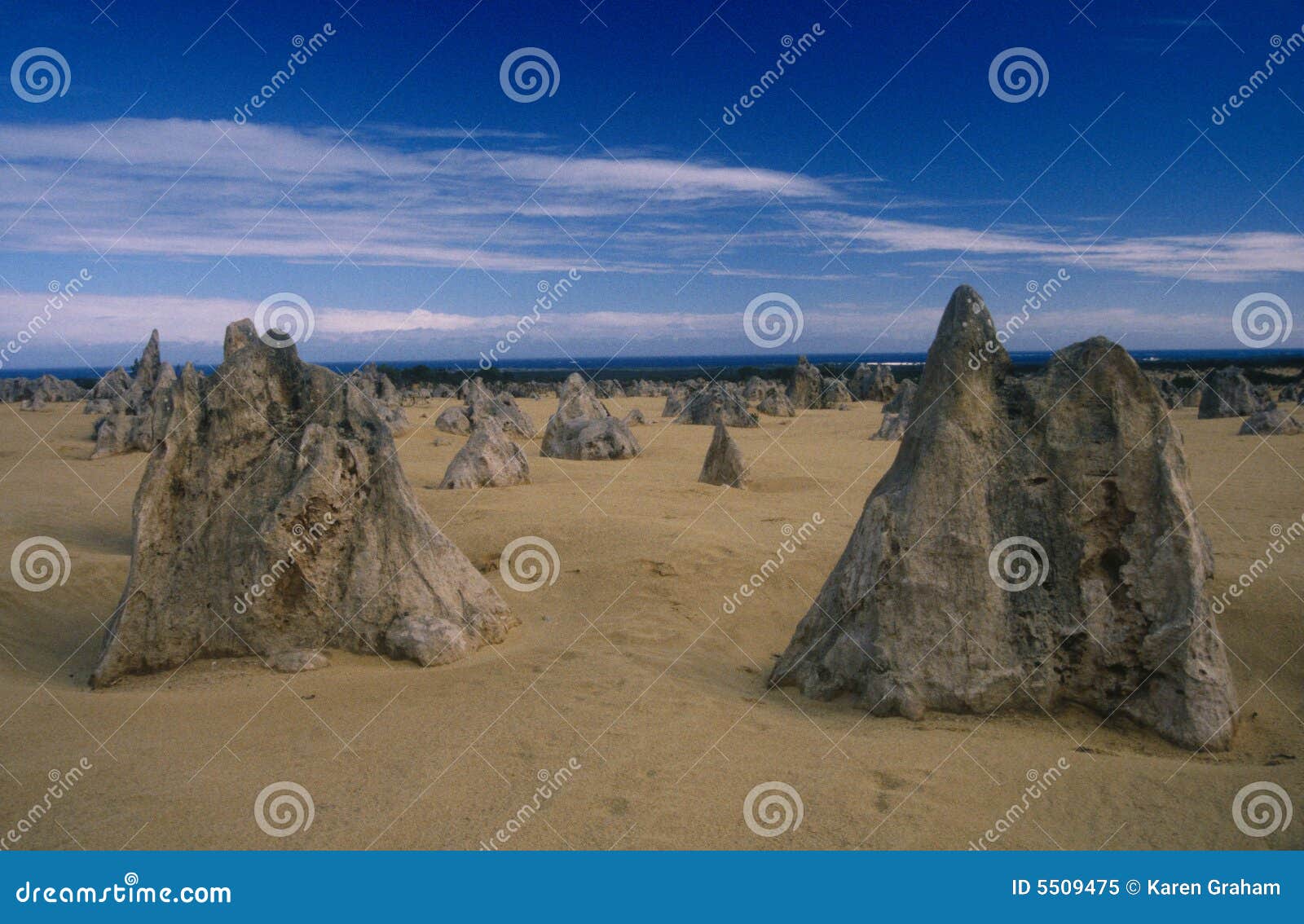 The Pinnacles, Western Australia Stock Image - Image of nambung ...