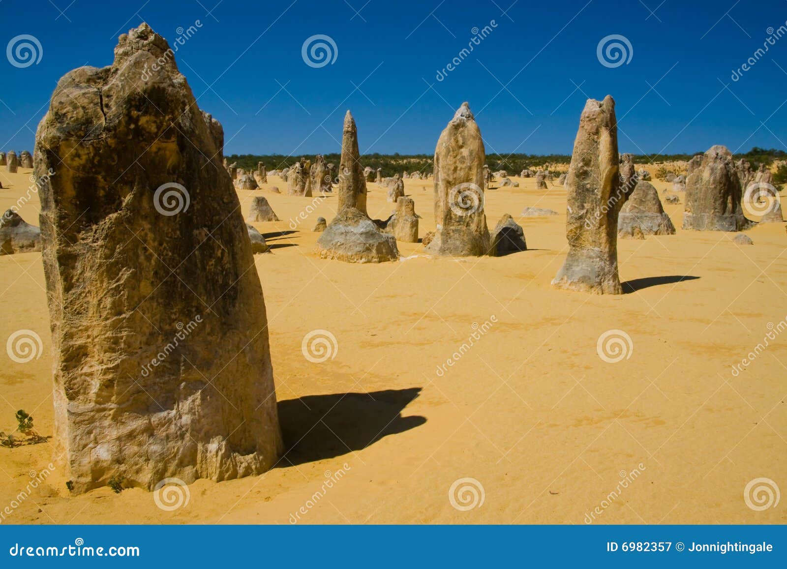 The Pinnacles in Western Australia Stock Image - Image of mineral ...