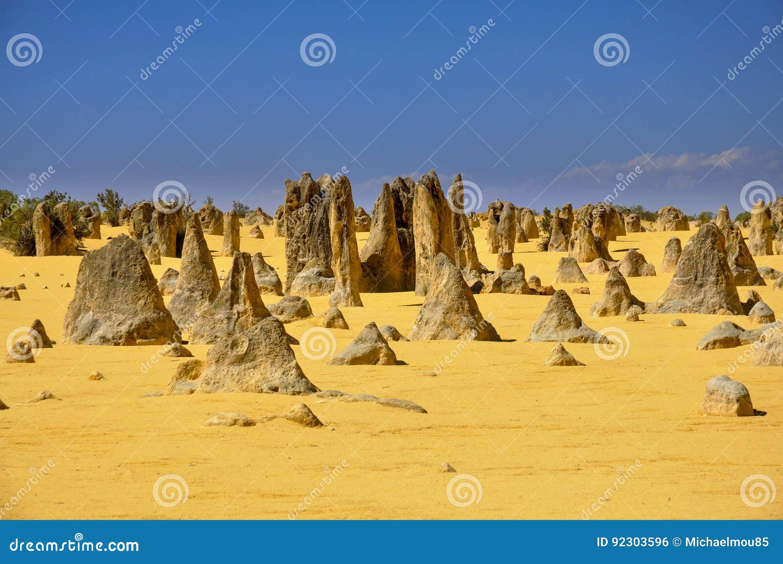 The Pinnacles stock photo. Image of north, nambung, desert - 92303596