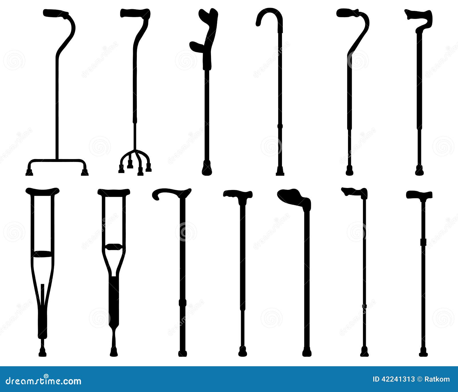 Pinnar och kryckor stock illustrationer. Illustration av bekymrat ...