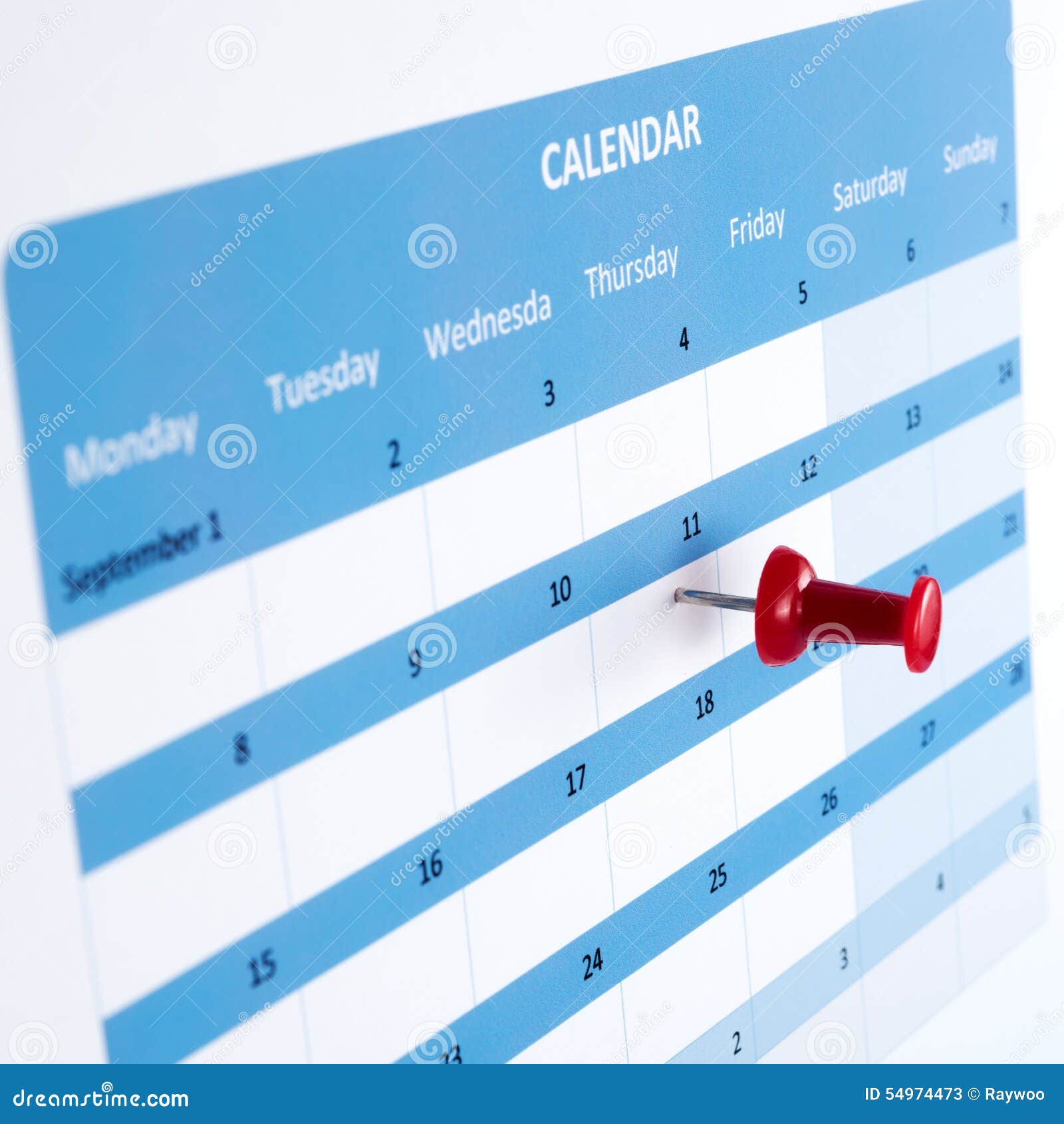 Pinned on calendar stock image. Image of numbers, mark - 54974473