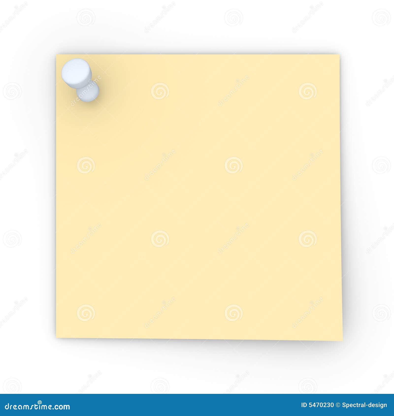 Pinned Note stock illustration. Illustration of remind - 5470230