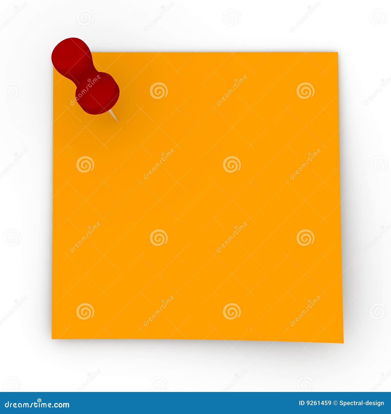 Pinned Note stock illustration. Illustration of remind - 9261459