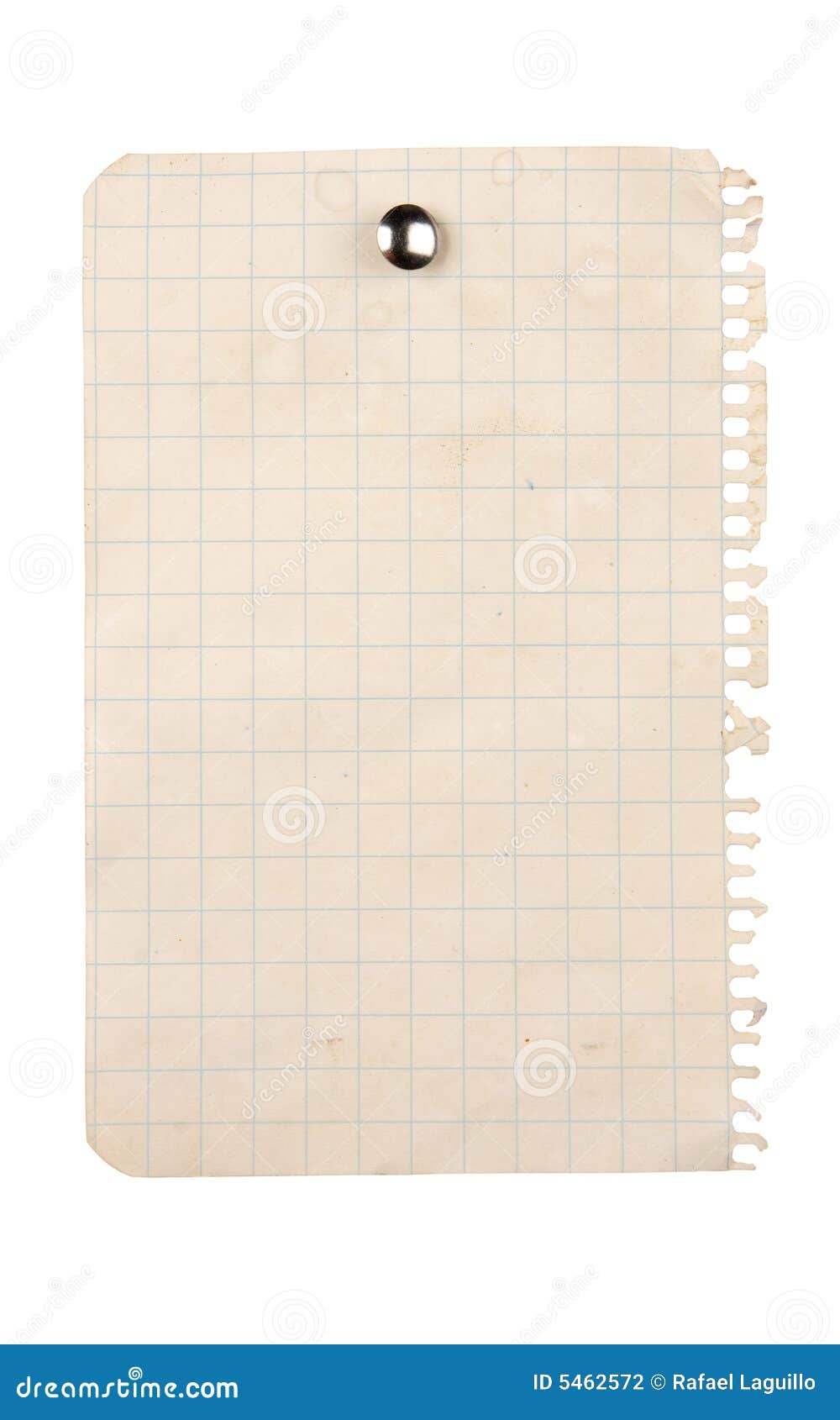 Pinned paper stock photo. Image of design, faded, notepaper - 5462572