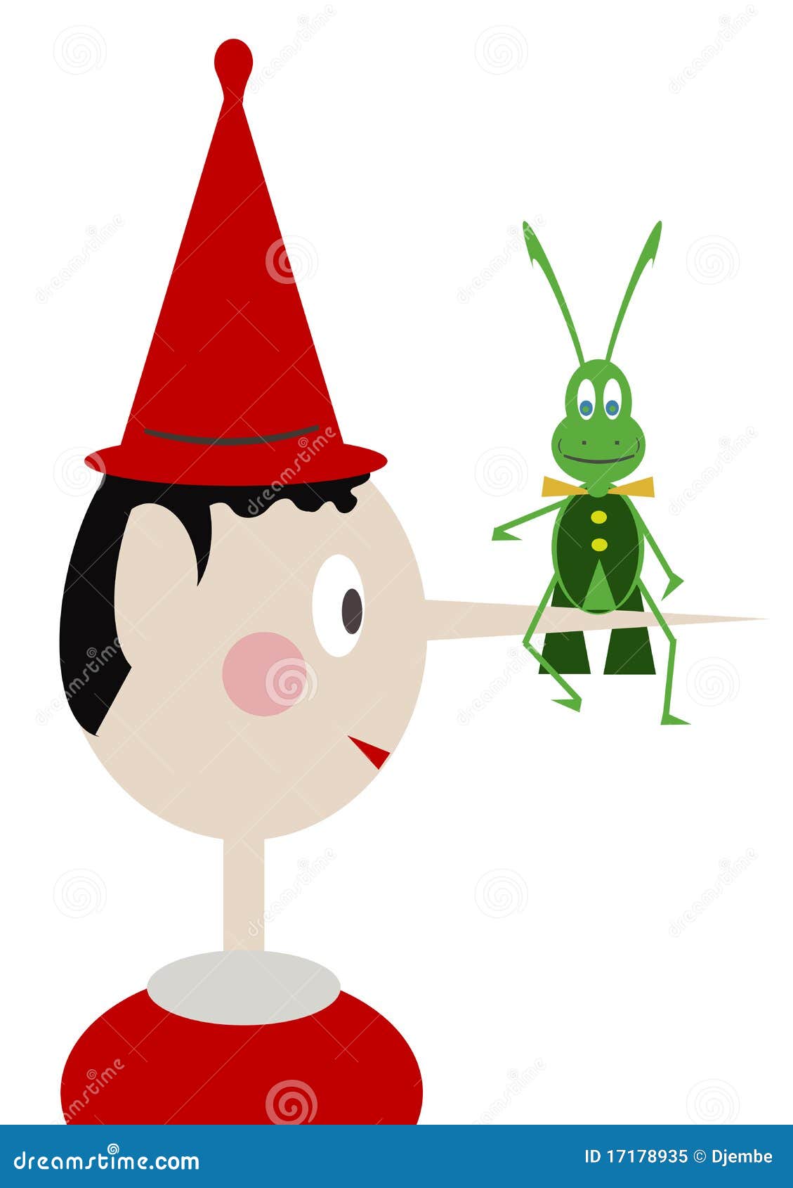Pinocchio Wood Boy Fairy Tale Vector Illustration | CartoonDealer.com ...