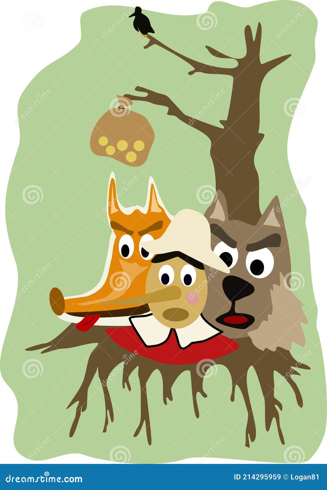 The Adventures Of Pinocchio Illustration Cartoon Vector | CartoonDealer ...