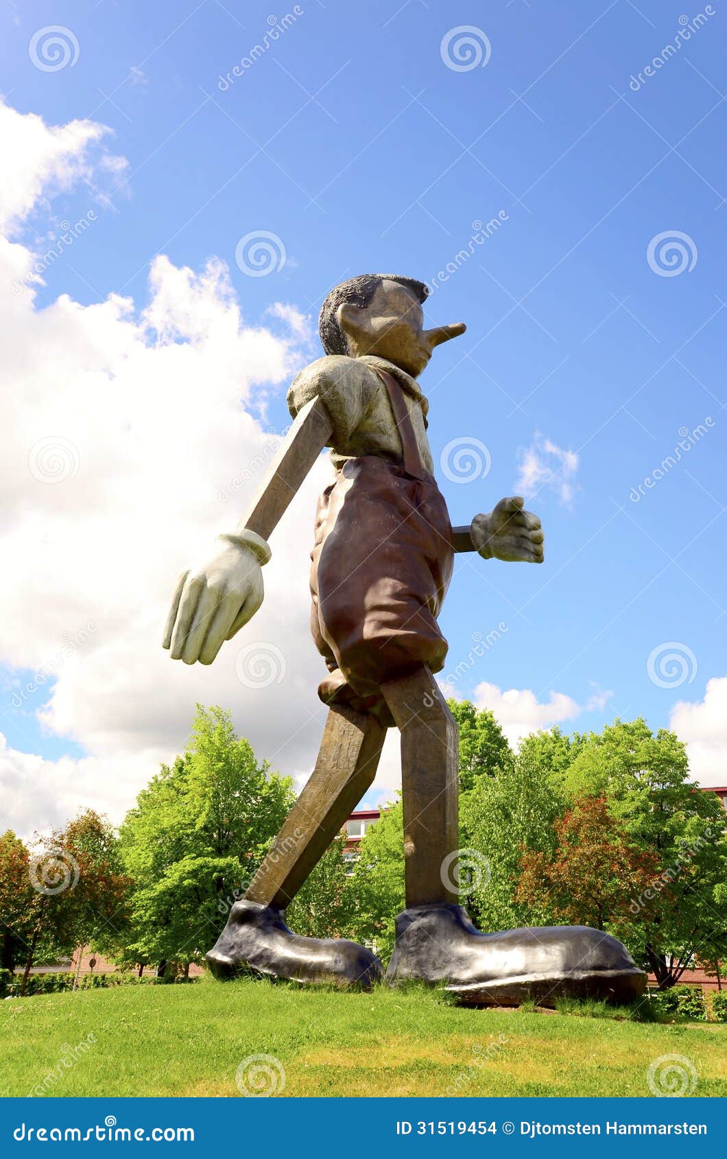 Pinocchio statue stock photo. Image of puppet, long, italian - 31519454
