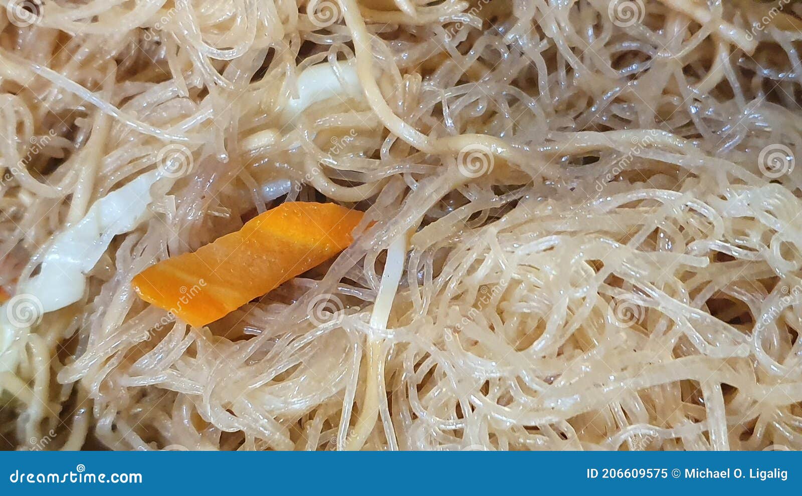 Pinoy Pancit Canton with Cabbage and Carrot Stock Image - Image of ...