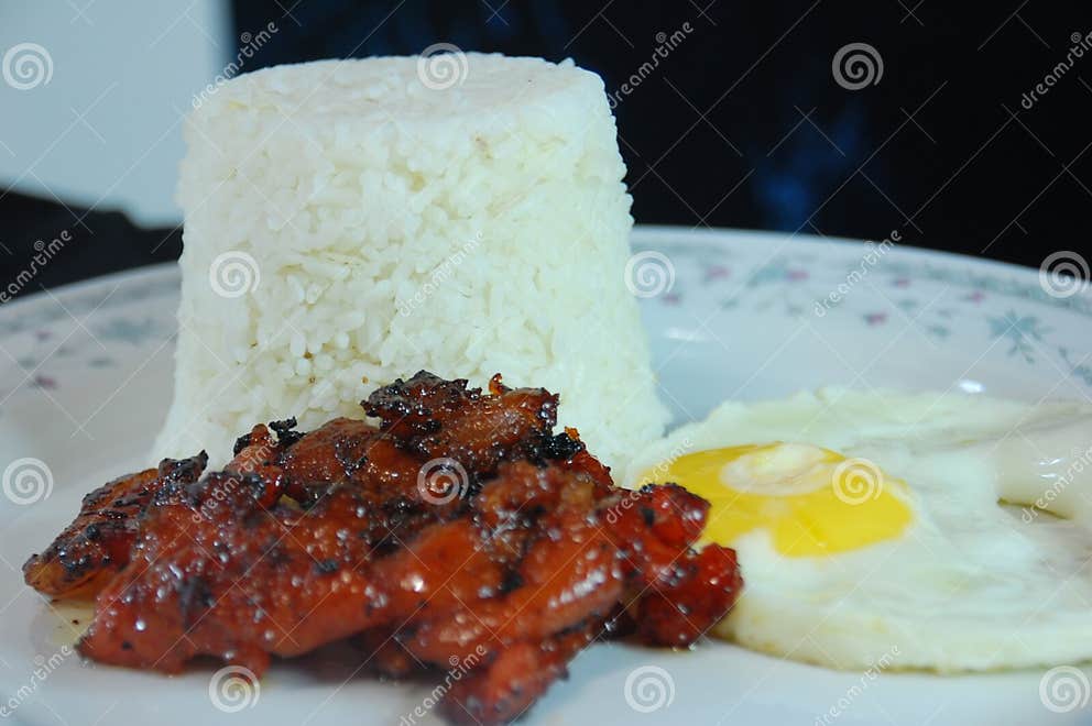 Pinoy tocilog stock image. Image of combo, pork, mamacooks - 91523201