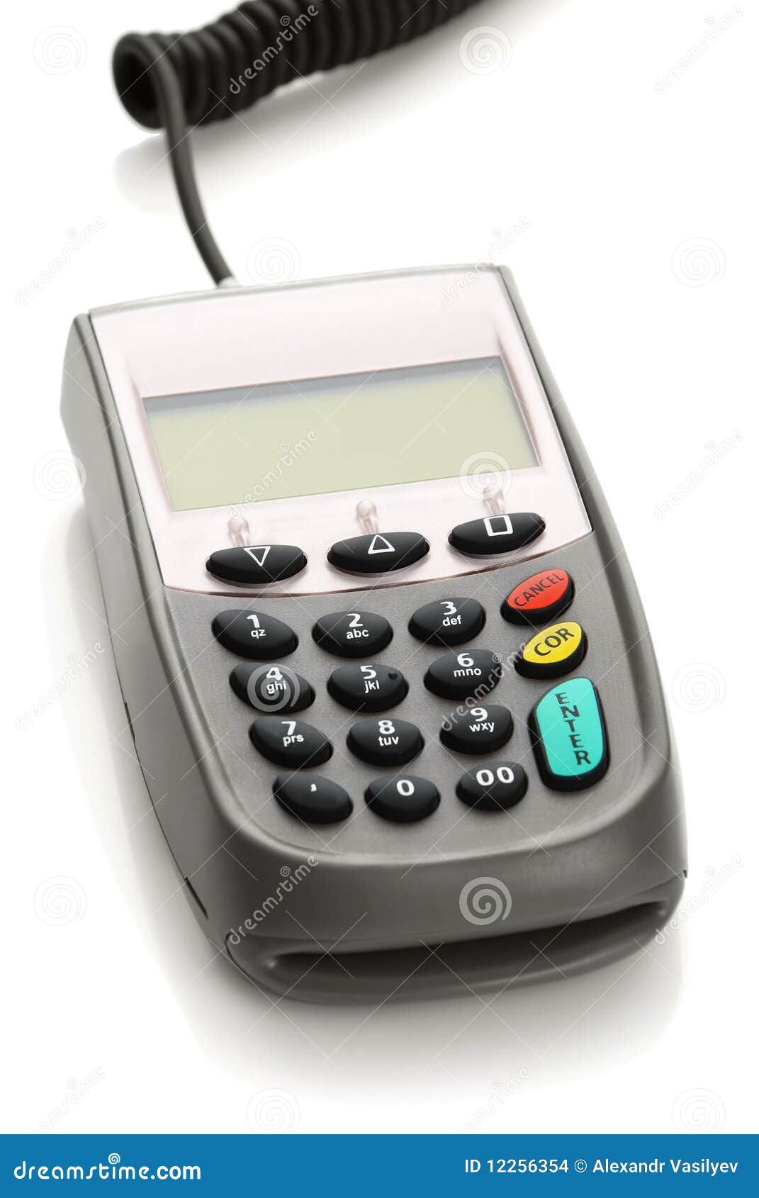 Pinpad stock photo. Image of display, buttons, pinpad - 12256354