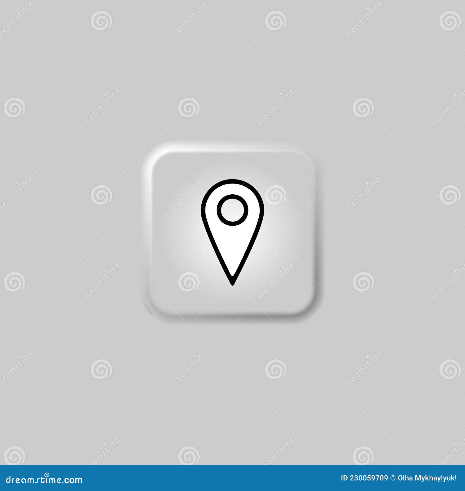 Geolocation Pin Drop Point Outline Vector Illustration | CartoonDealer.com #161737800