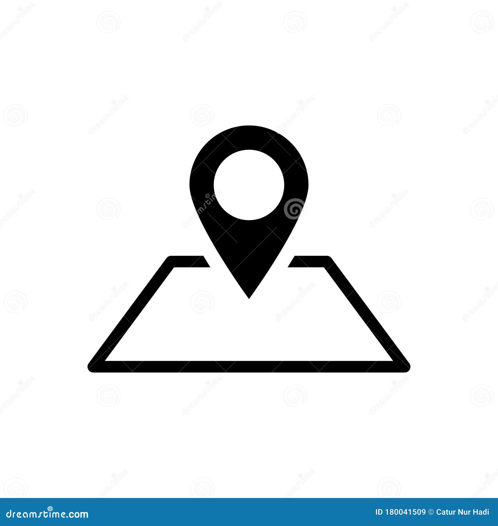 Pinpoint Icon Cartoon Vector | CartoonDealer.com #139743947