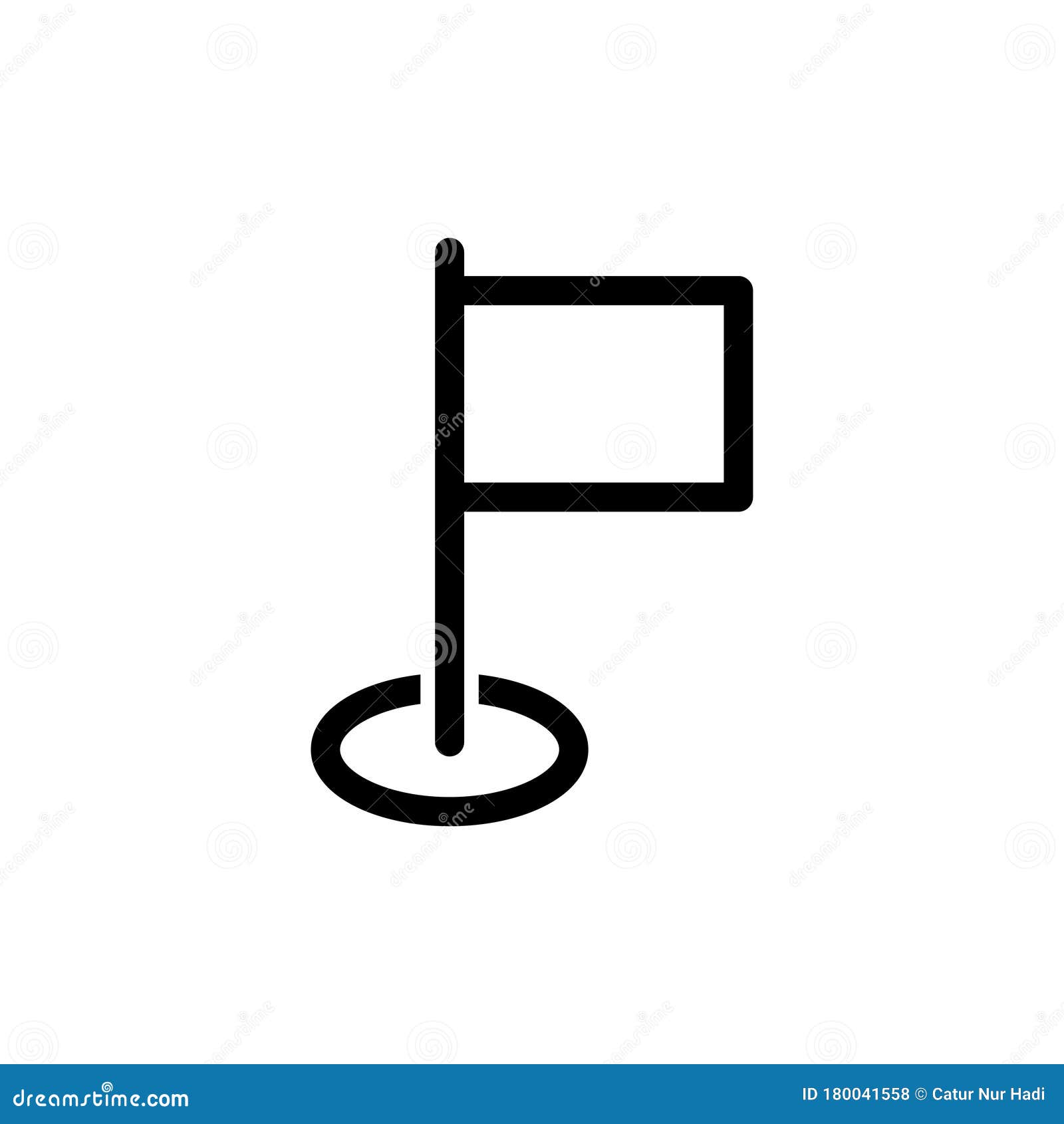 Pinpoint Icon Icon Flat Vector Template Design Trendy Stock Vector ...