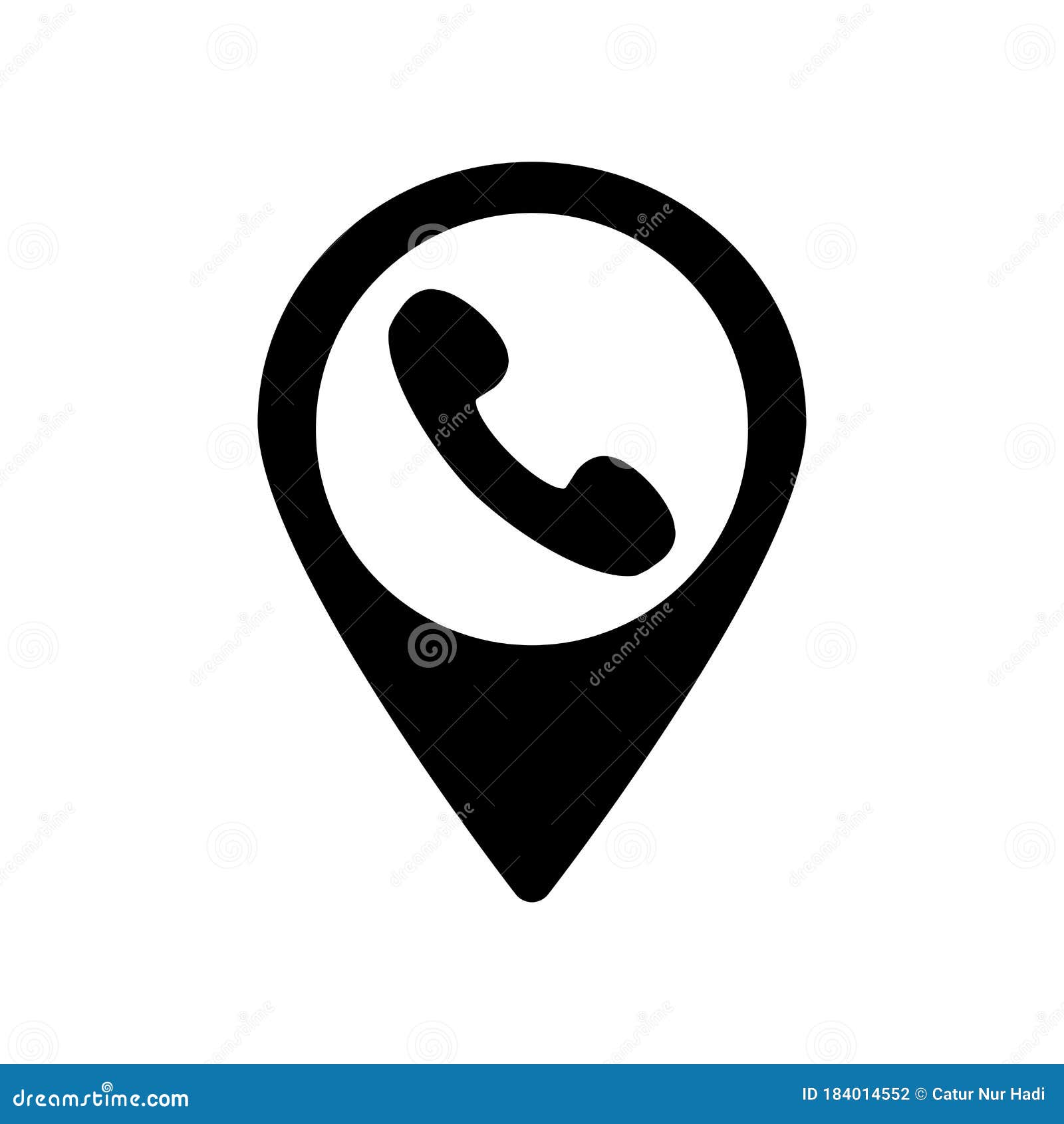 Pinpoint Icon Icon Flat Vector Template Design Trendy Stock Vector ...