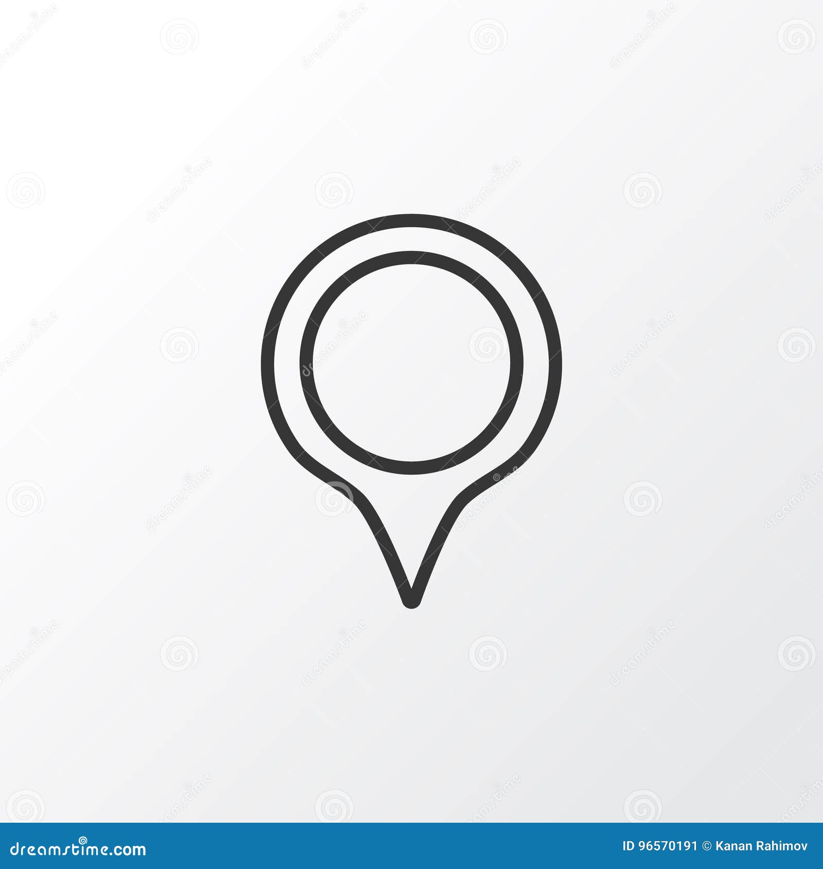 Pinpoint Icon Symbol. Premium Quality Marker Element in Trendy Style ...