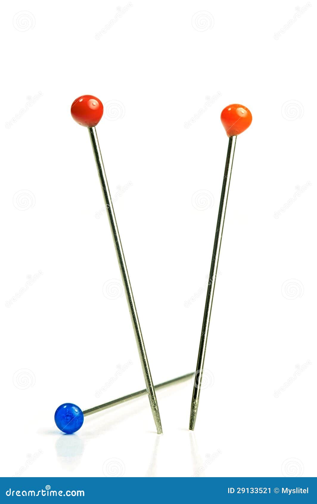 Pins stock image. Image of close, isolated, tool, white - 29133521