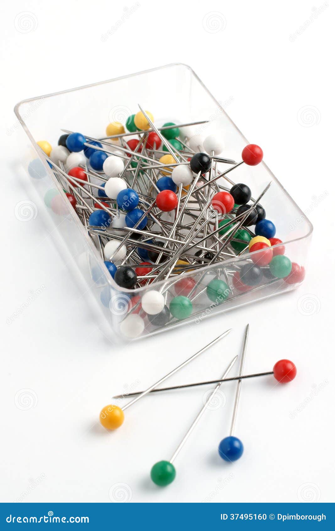 Pins stock photo. Image of straight, textile, colorful - 37495160