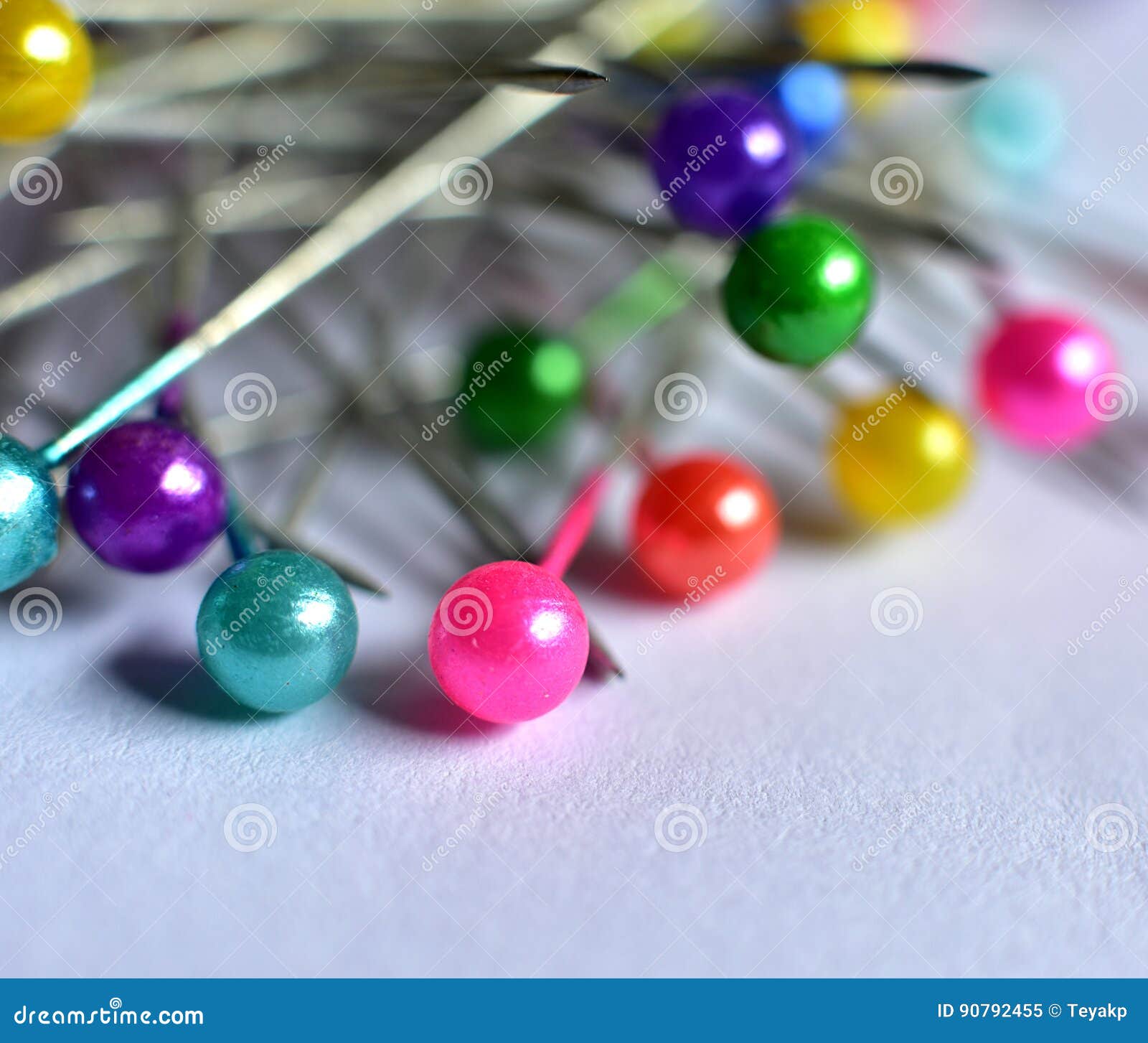 Pins stock image. Image of crafts, purple, pins, green - 90792455