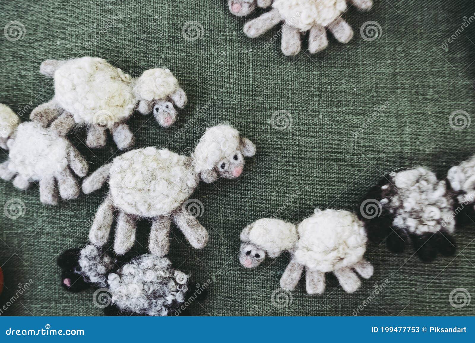 Pins with Little White Wool Sheep Character Stock Image - Image of ...