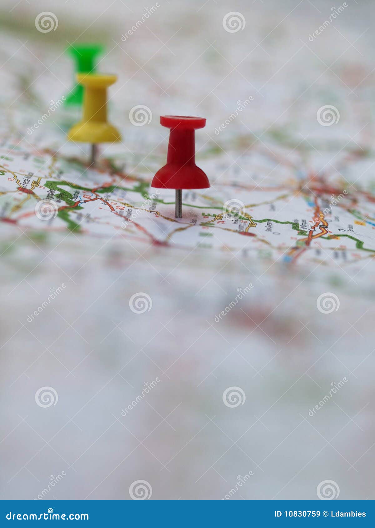 Pins on French map stock image. Image of pinpoint, geography - 10830759