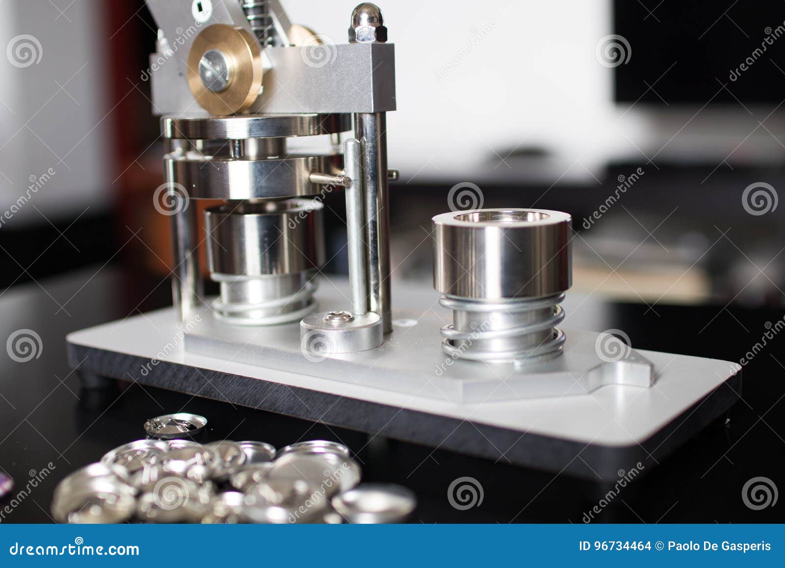 Pins Press Machine with Empty Pins Stock Photo - Image of object ...