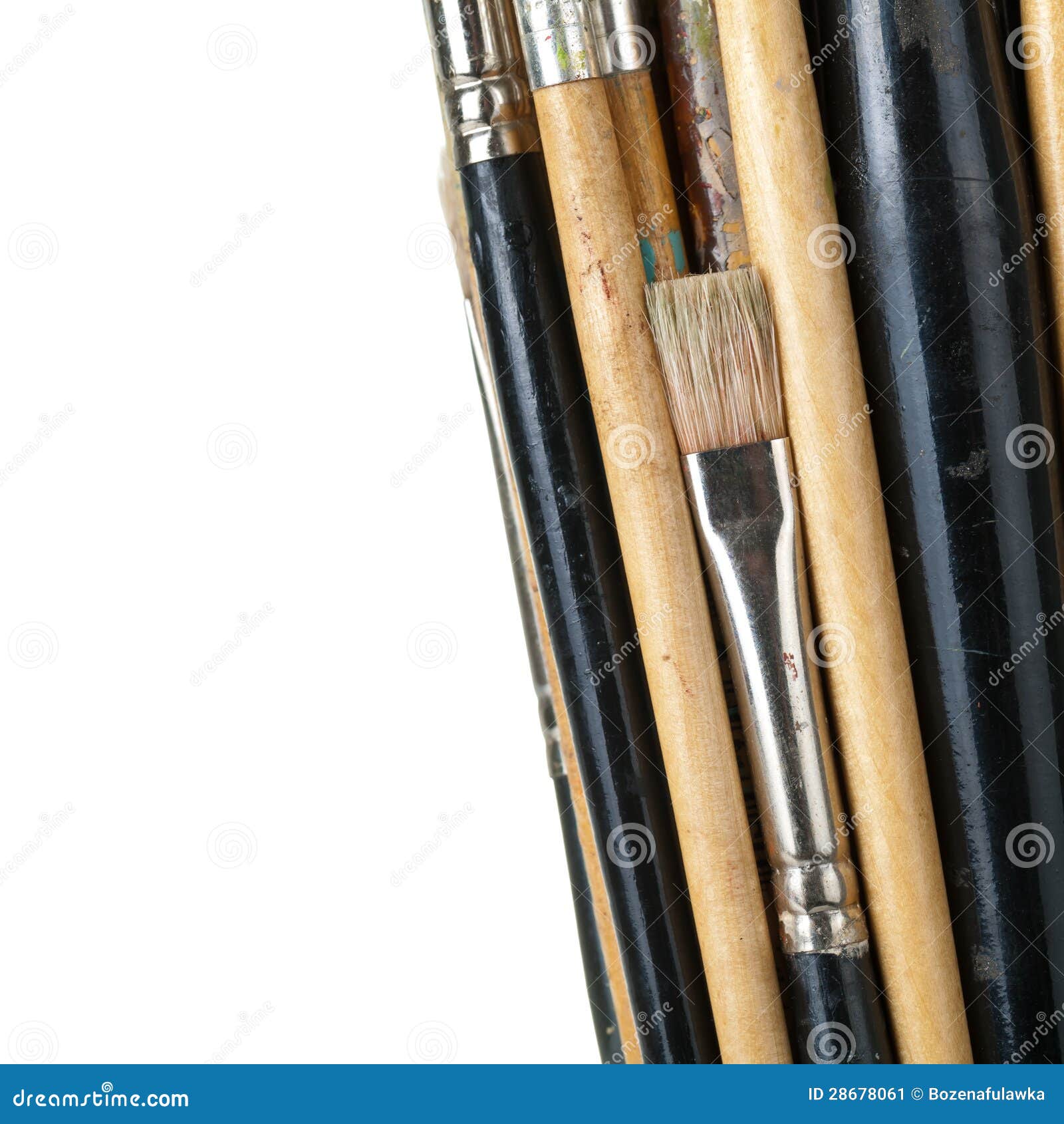 Pinsel stockbild. Bild von platz, unterschiedlich, nahaufnahme - 28678061