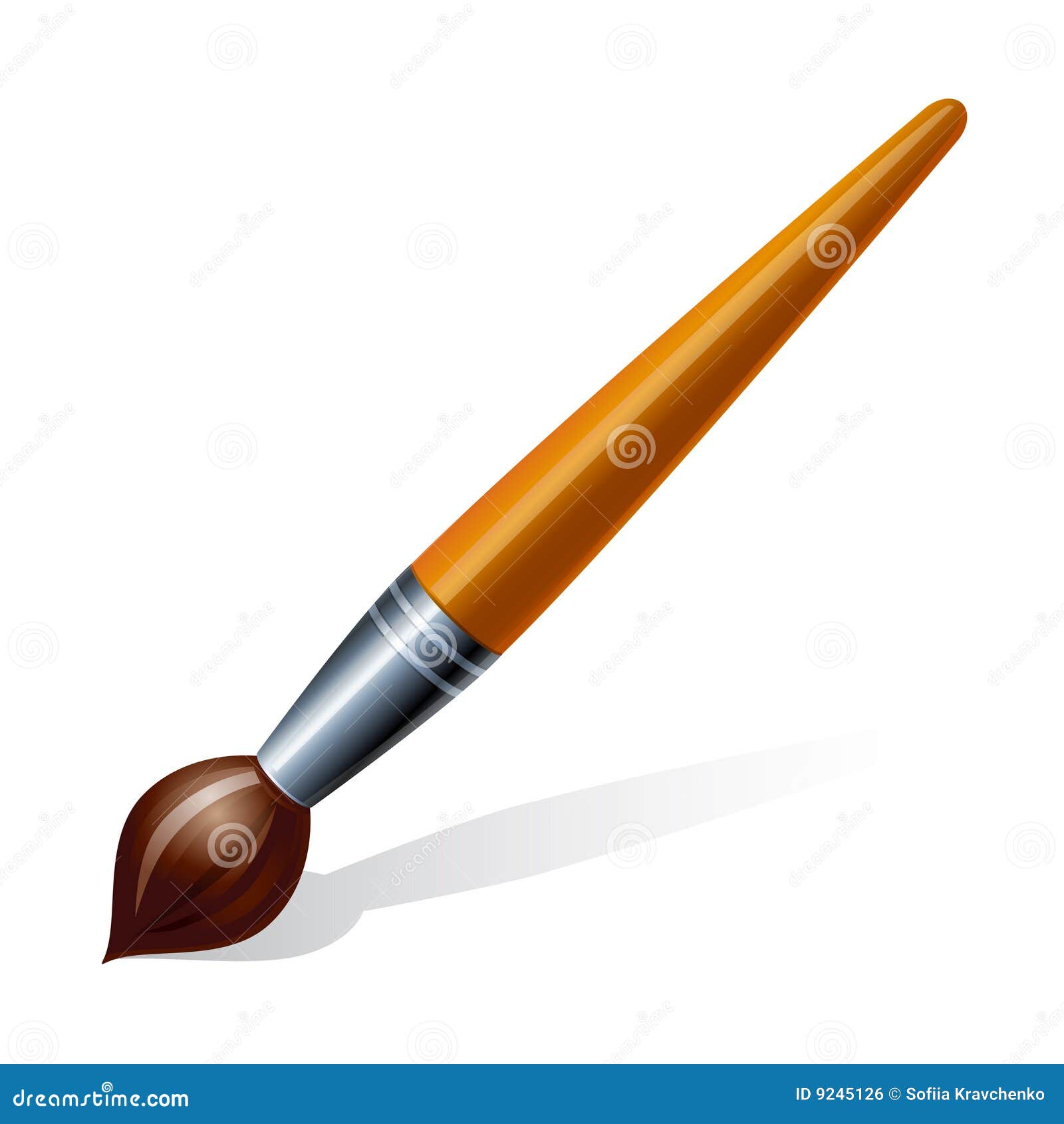 Pinsel vektor abbildung. Illustration von zeichnung, auslegung - 9245126
