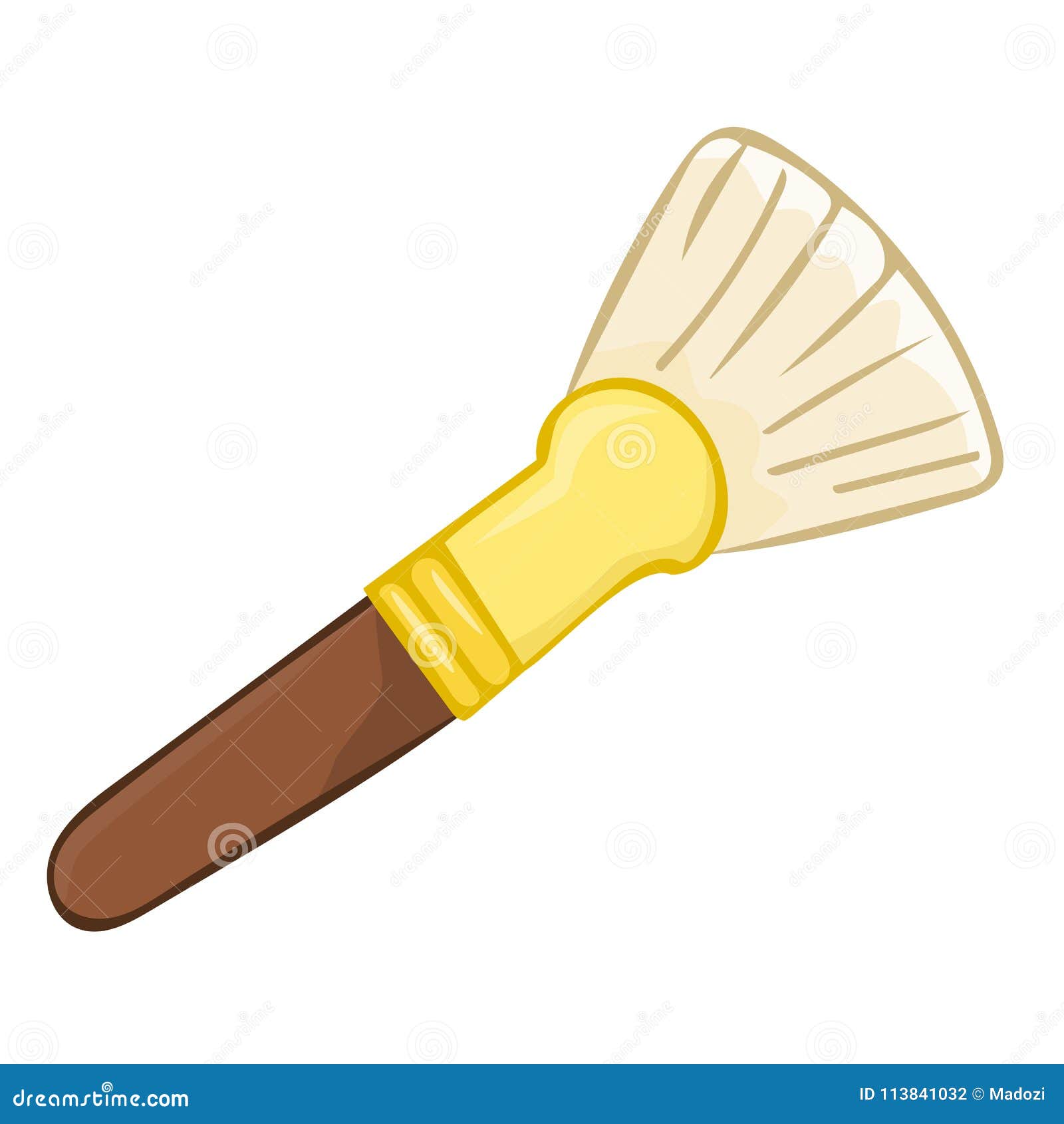 Pinsel Lokalisierte Illustration Vektor Abbildung - Illustration von ...