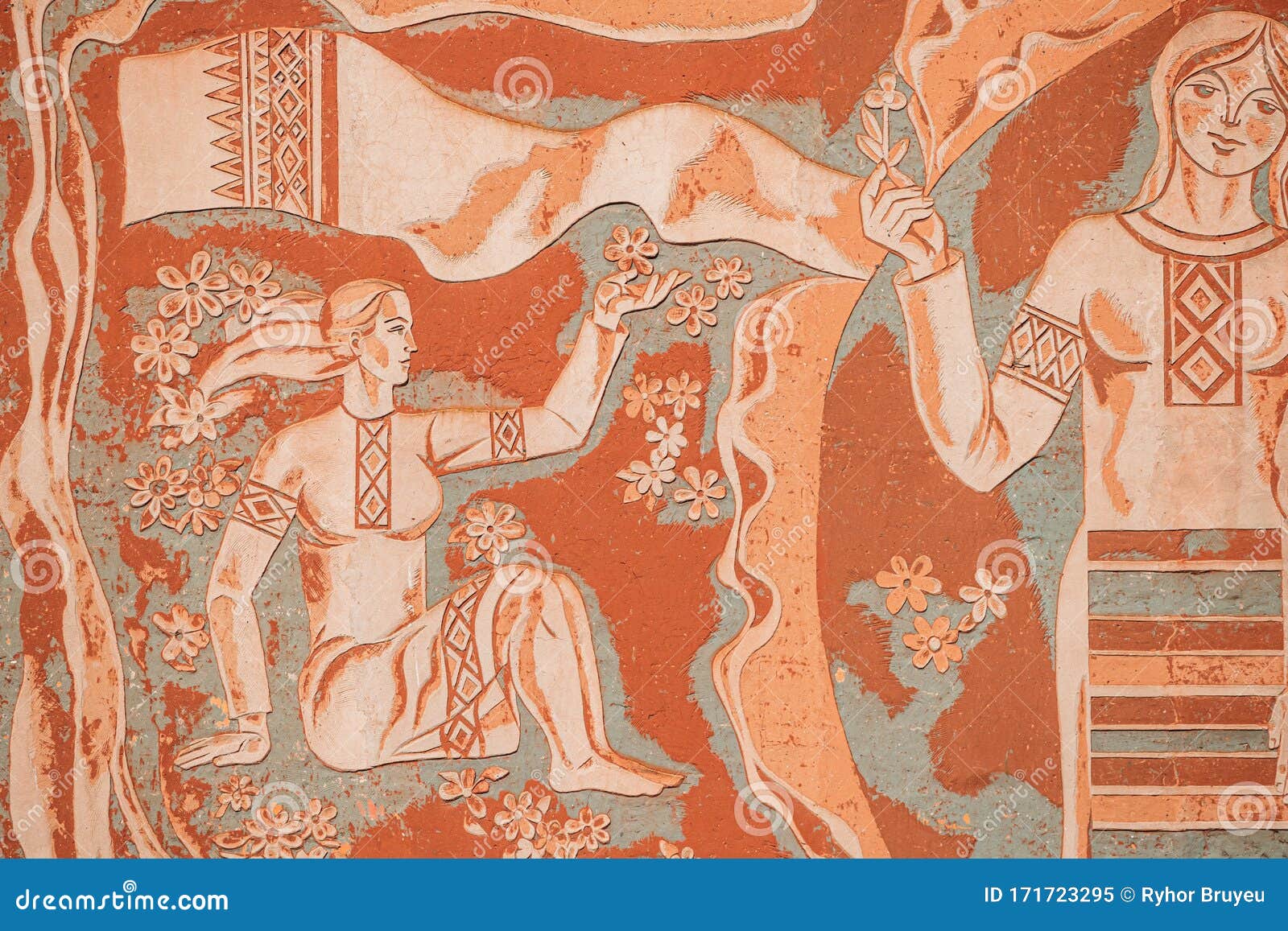 Pinsk, Brest Region, Belarus. Part of Composition with Image of ...