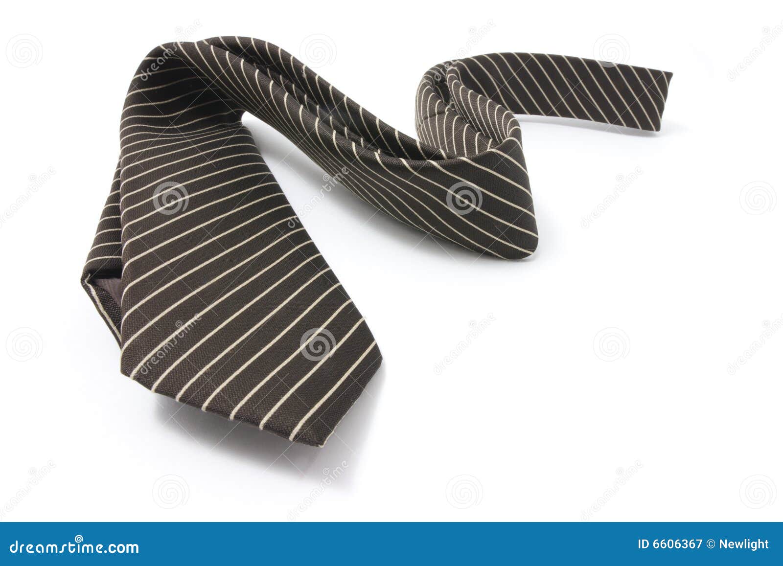 Pinstriped Necktie stock image. Image of white, business - 6606367