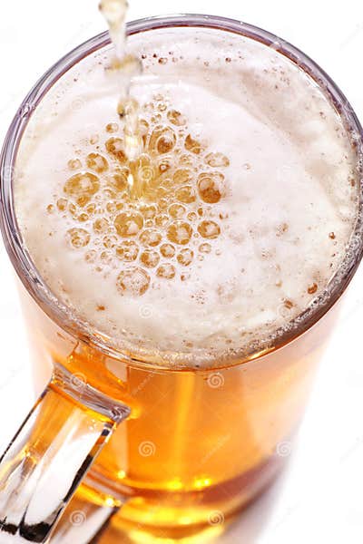 Pint of beer stock photo. Image of alcoholic, bubbles - 18406580