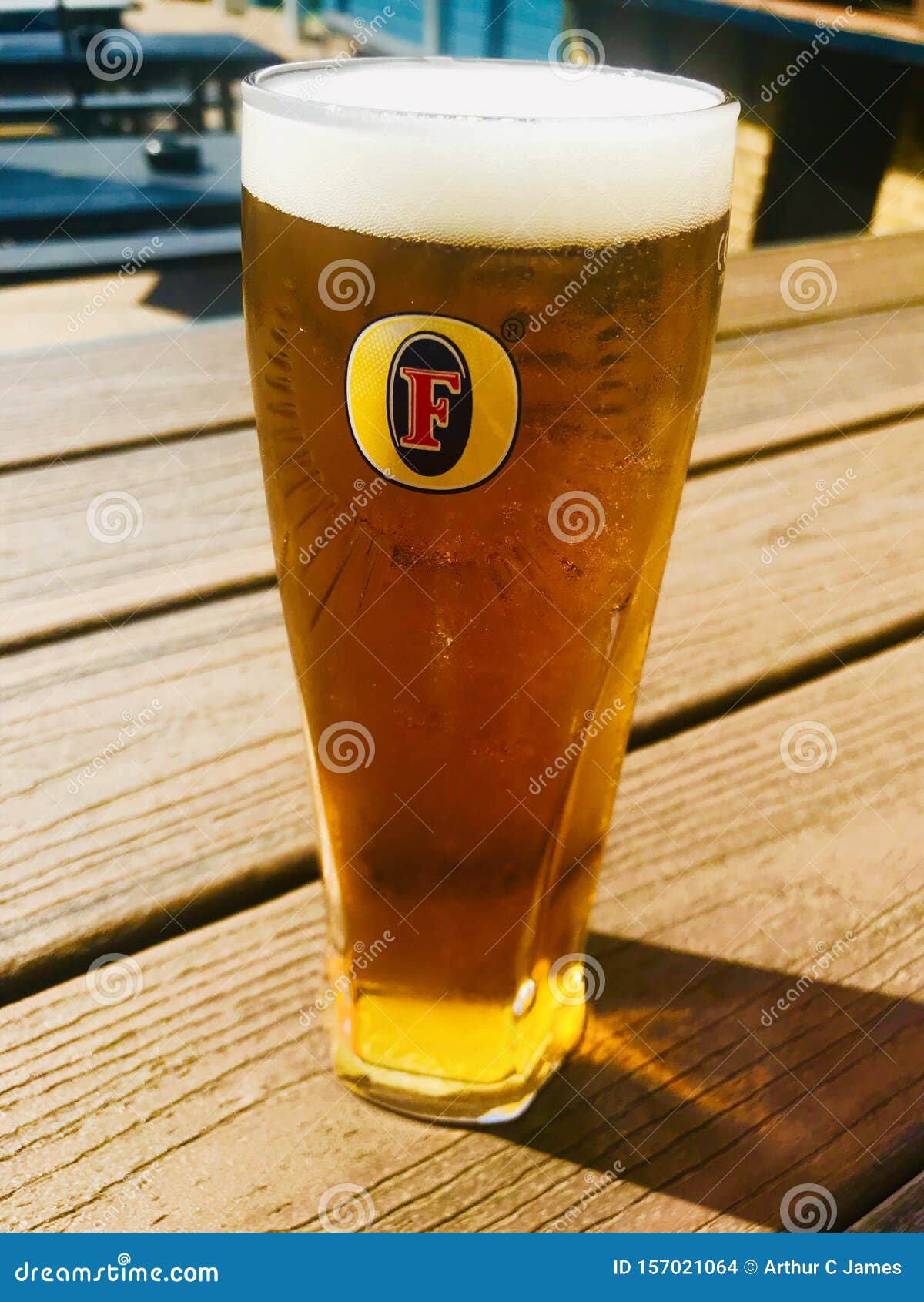 A pint of Fosters editorial stock image. Image of pint - 157021064
