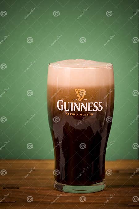 Pint of Guinness editorial stock photo. Image of pint - 18744348