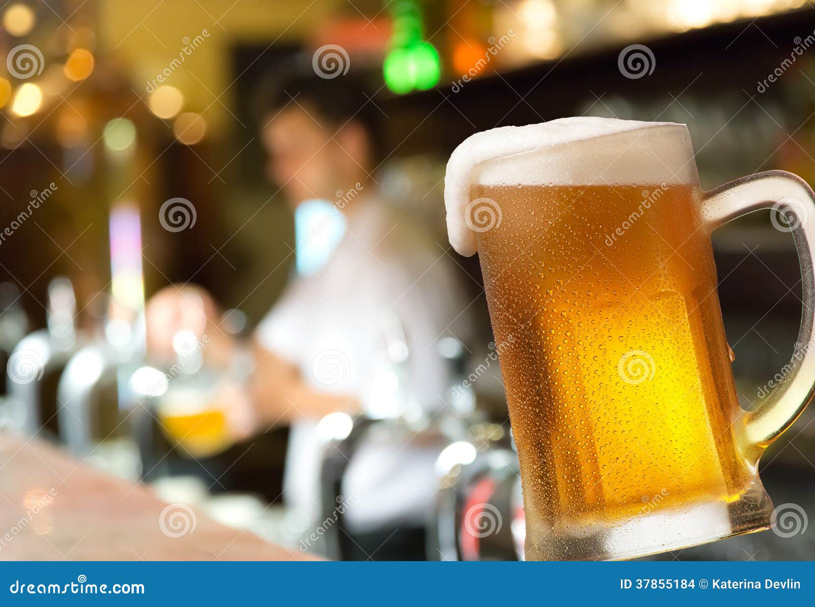 Pint in Pub stock photo. Image of glass, alcohol, desk - 37855184