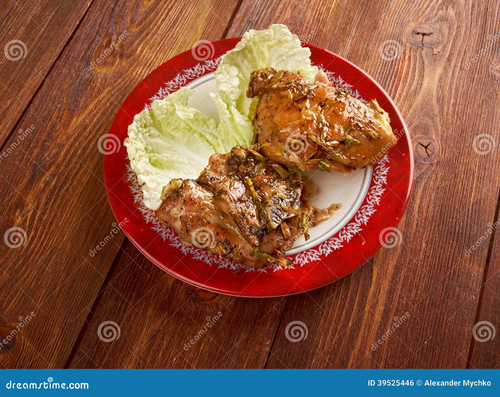 Pintade rotie stock photo. Image of cookery, crust, herb - 39525446