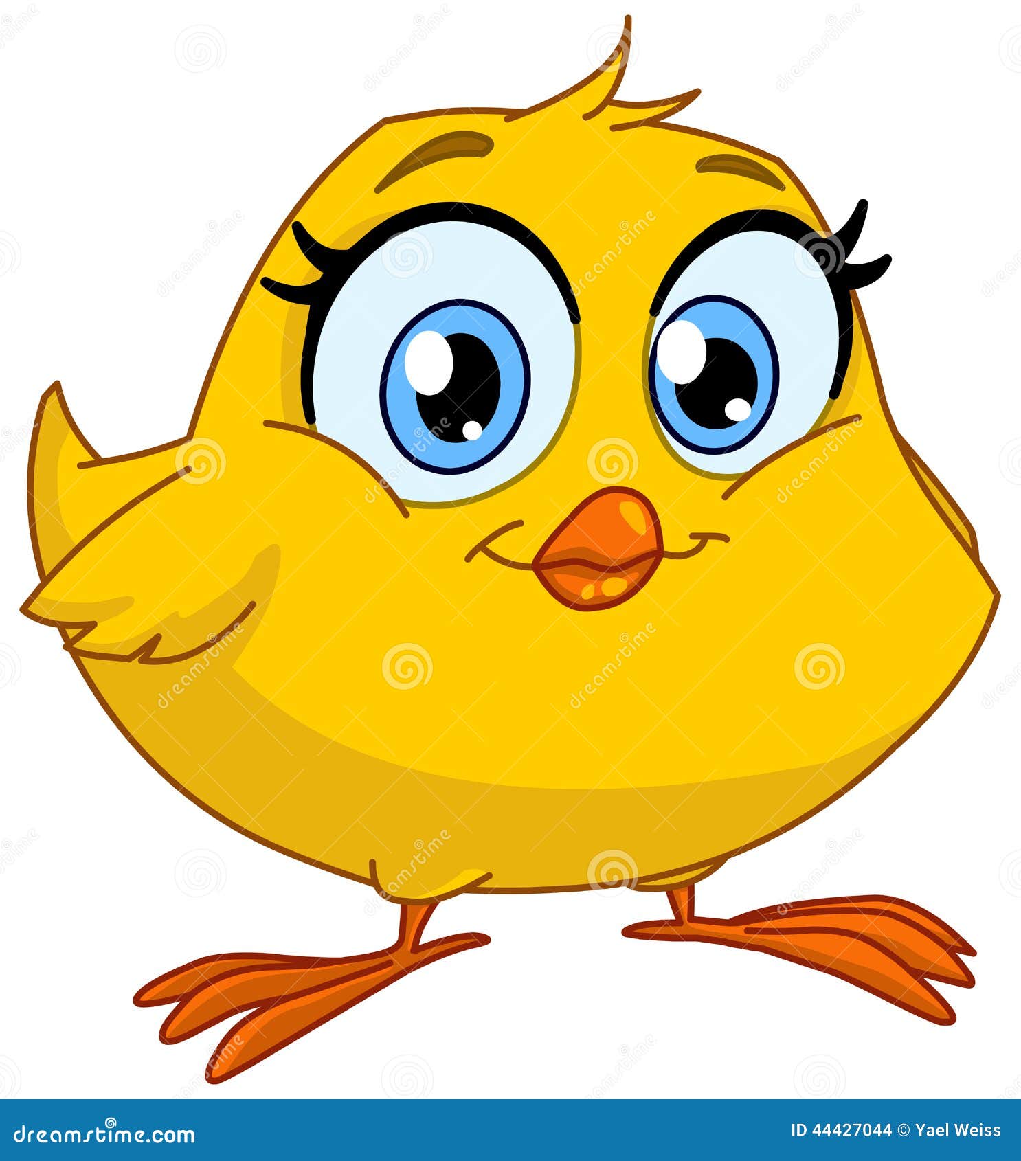 Pintainho de sorriso ilustração do vetor. Ilustração de sorriso - 44427044