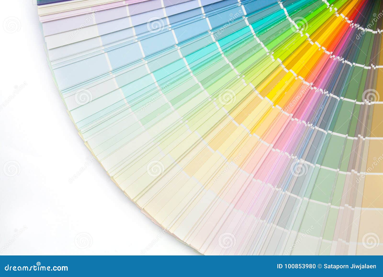 Pinte la paleta de color foto de archivo. Imagen de carta - 100853980